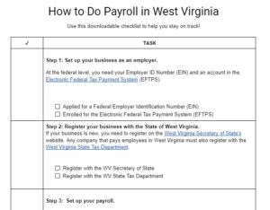 How to Do Payroll in West Virginia: An Employer’s Guide