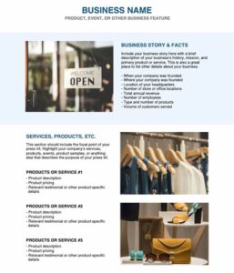 How to Make a Press Kit in 8 Steps (+ Template & Examples)