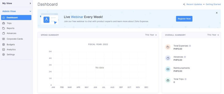 Zoho Expense Review: Pricing, Features & Alternatives