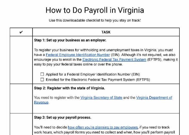 How to Do Payroll in Virginia: What Every Employer Needs to Know
