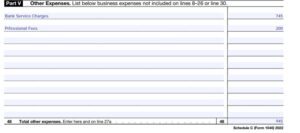 How To Fill Out Your 2022 Schedule C (With Example)