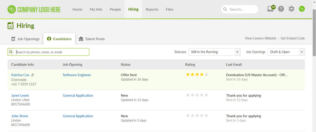BambooHR Review: Pricing, Features, and Pros & Cons
