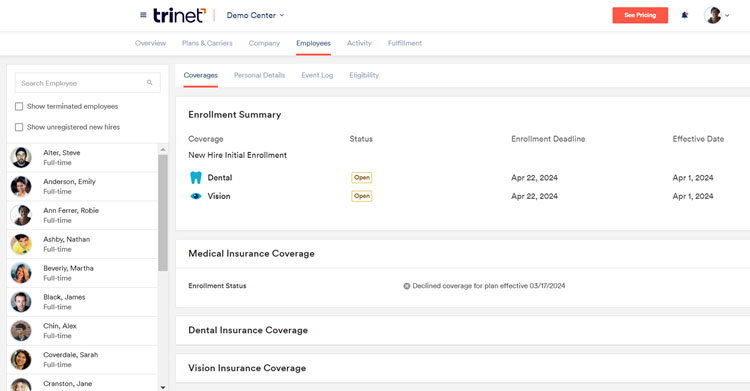 TriNet HR Platform Review Pricing Features Alternatives
