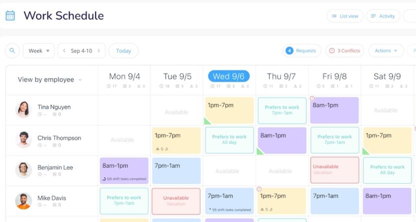 5 Best Free Employee Scheduling Software for 2024