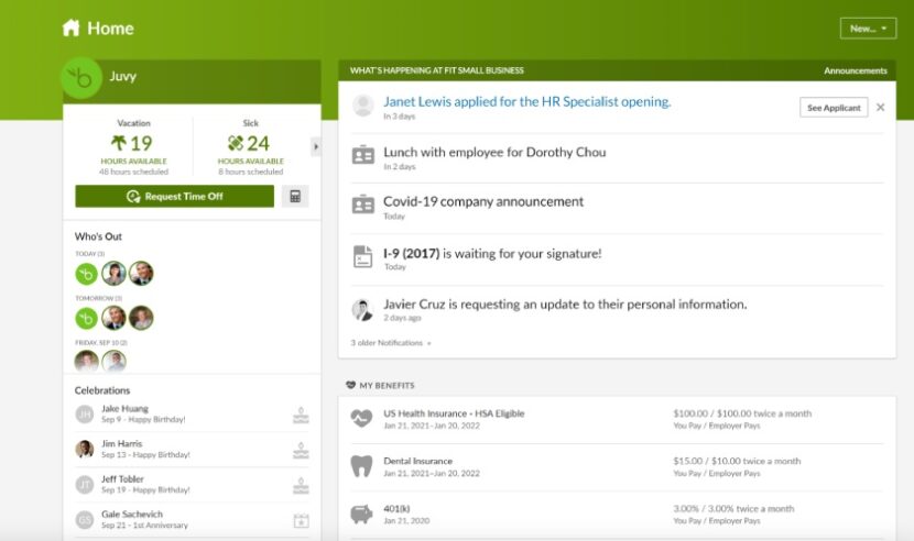 BambooHR Review: Pricing, Features, and Alternatives