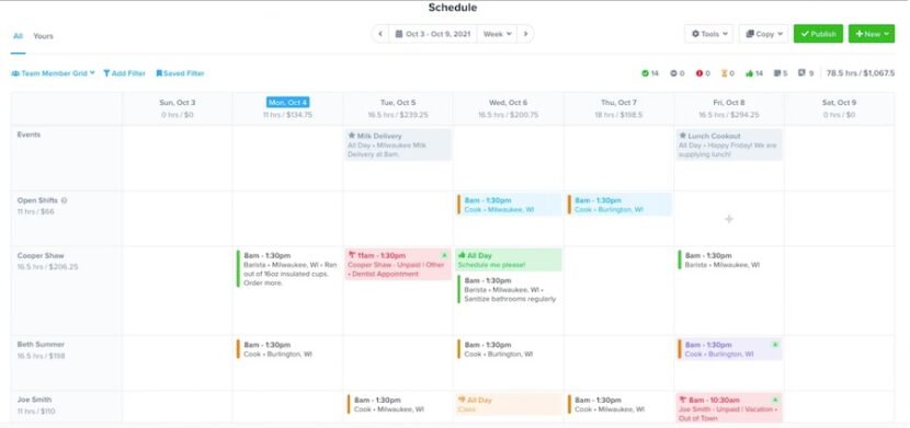 5 Best Free Employee Scheduling Software for 2024