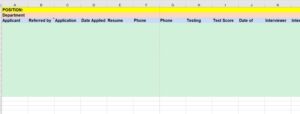 Applicant Tracking Spreadsheet: Free Excel Templates