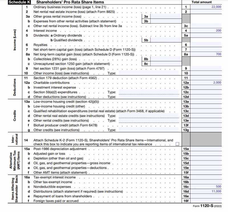 How To Complete Form 1120S Schedule K 1 Free Checklist How To Complete Form 1120S Schedule K 1 Free Checklist