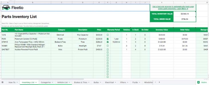 10 Free Inventory Templates + Instructions