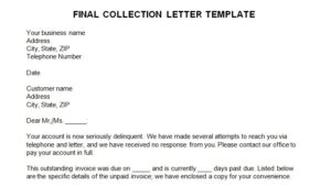 How To Write a Collection Letter [+ Free Templates]