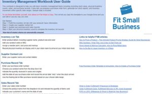 10 Free Inventory Templates + Instructions