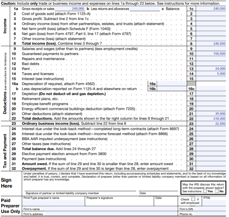 Form 1065 Step-by-Step Instructions (+Free Checklist)