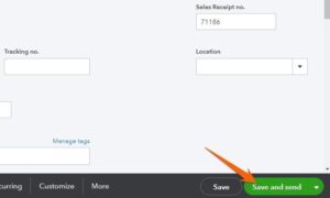 How To Create and Send QuickBooks Online Sales Receipts