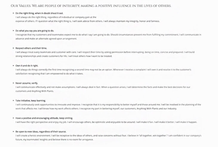 11 Core Value Examples for Small Businesses