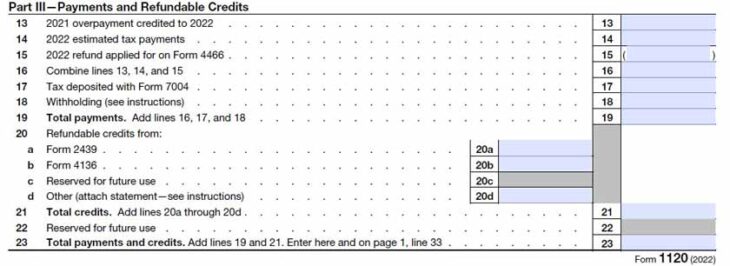 How To Fill Out Form 1120 (With Example)
