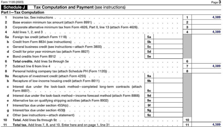 How To Fill Out Form 1120 for Tax Year 2023 (With Example)