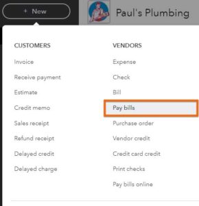 How To Pay Bills in QuickBooks Online