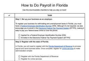 How to Do Payroll in Florida: Everything Business Owners Need to Know