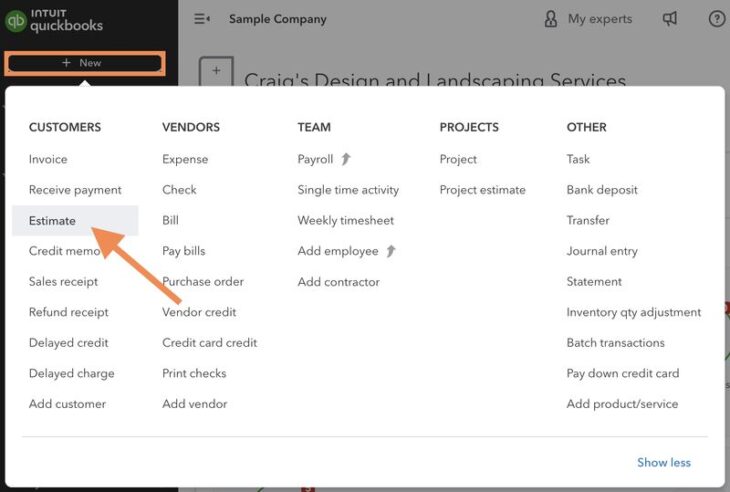 How To Create Quotes, Bids & Estimates in QuickBooks Online