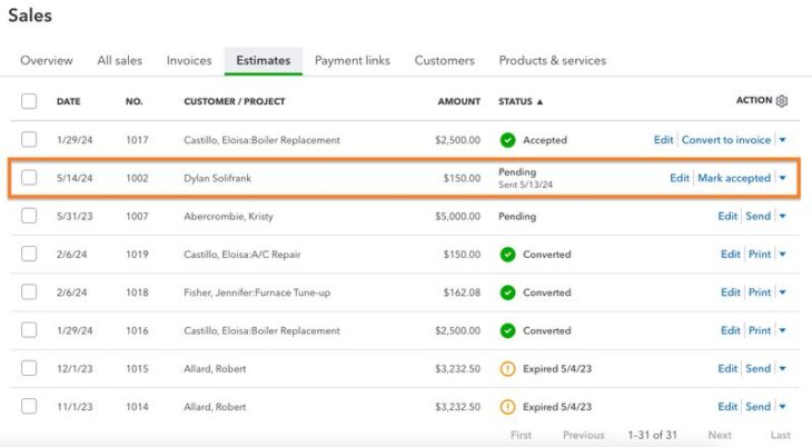 How To Create Quotes, Bids & Estimates in QuickBooks Online