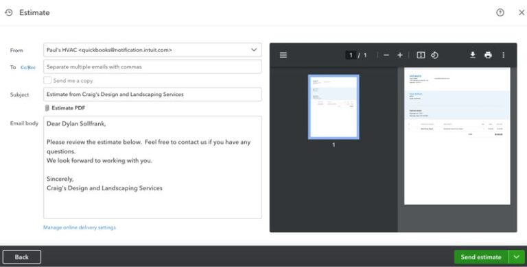 How To Create Quotes, Bids & Estimates in QuickBooks Online
