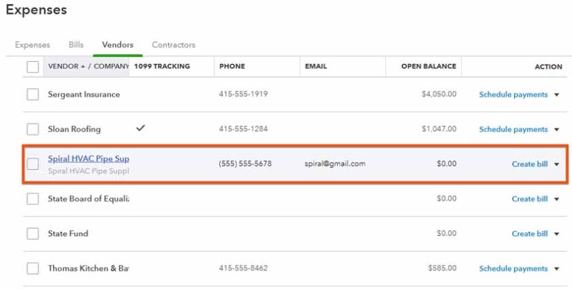 How To Set Up Vendors in QuickBooks Online