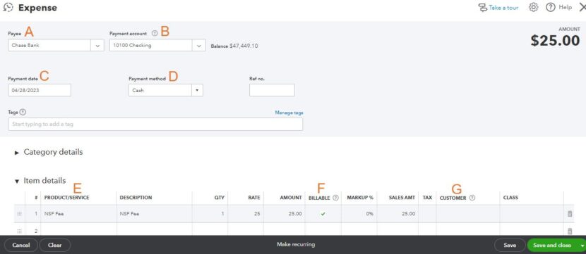 How To Record a Bounced Check in QuickBooks Online