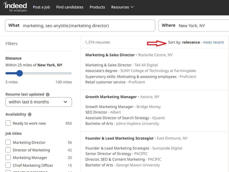 Indeed Resume Search: How to Find the Best Candidates Fast