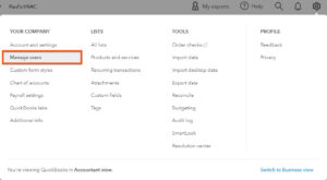 QuickBooks Online Multiple Users Setup