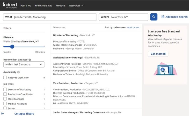 Indeed Resume Search: How to Find the Best Candidates Fast