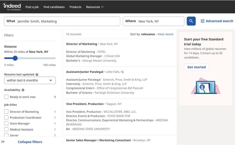 Indeed Resume Search: How to Find the Best Candidates Fast