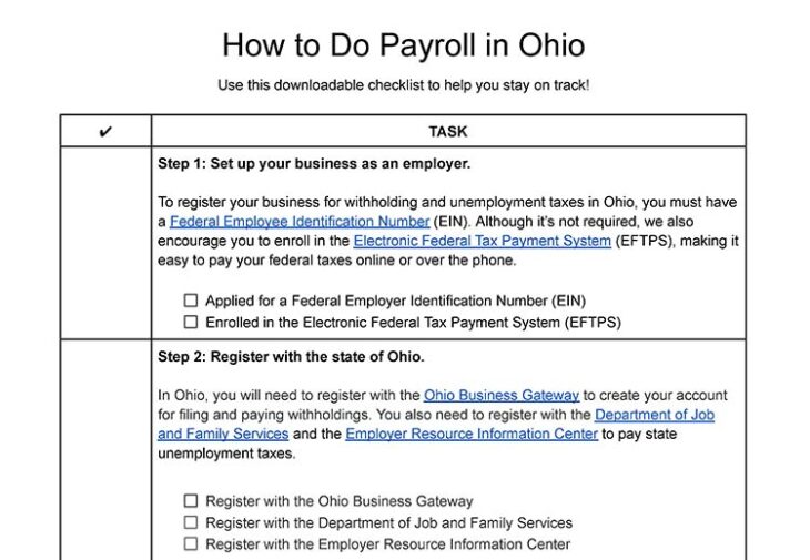 How to Do Payroll in Ohio: What Every Employer Needs to Know