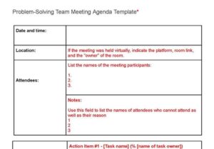 3 Team Meeting Agenda Templates to Streamline Your Meetings