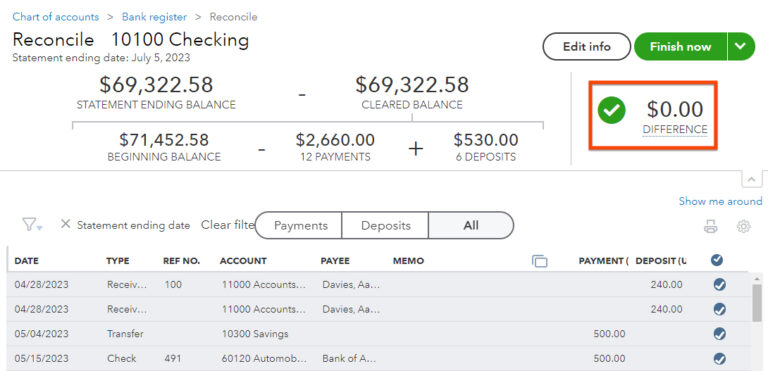 How To Process Bank Reconciliations in QuickBooks Online