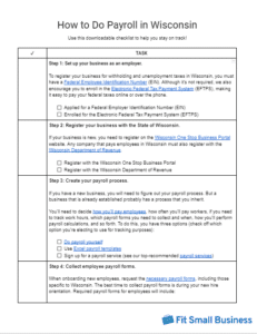 How to Do Payroll in Wisconsin: Guide for Employers