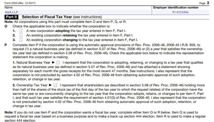 How To Fill Out Form 2553 for S-corps and LLCs