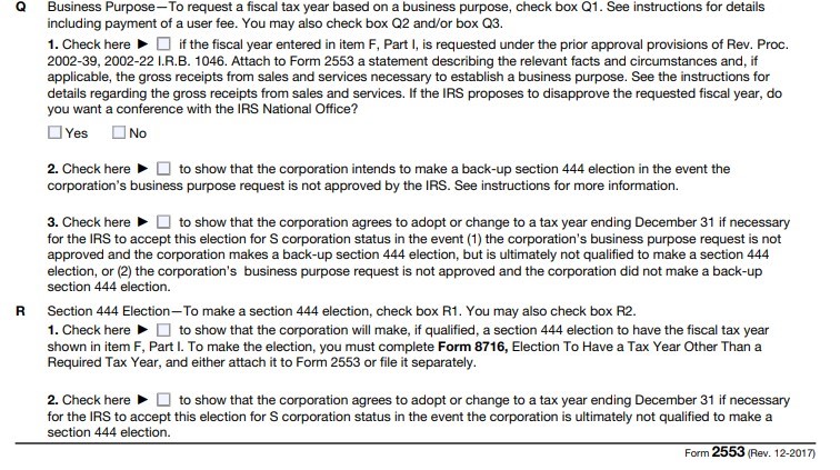 How To Fill Out Form 2553 for S-corps and LLCs
