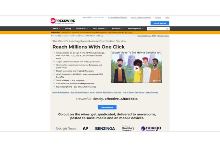 8 Free Press Release Distribution Sites