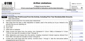 How To Fill Out Form 6198: Instructions & Example