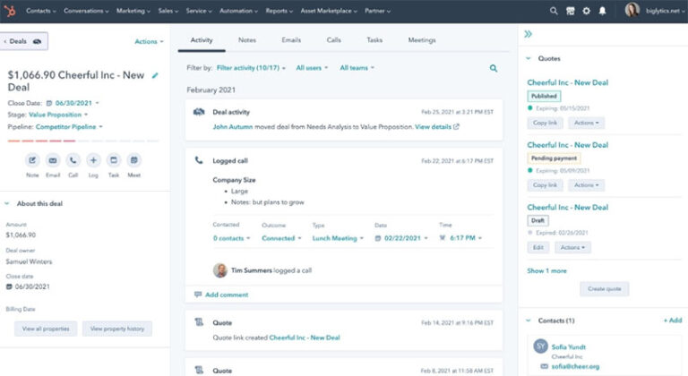 HubSpot CRM Review: Pricing, Features, Pros & Cons