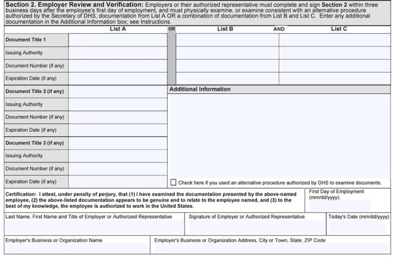 How to Fill Out an I-9 Form (+ Video Guide)
