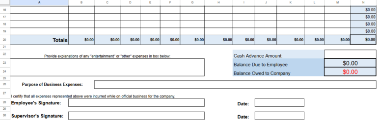Free Employee Expense Report Template (+ Policy)