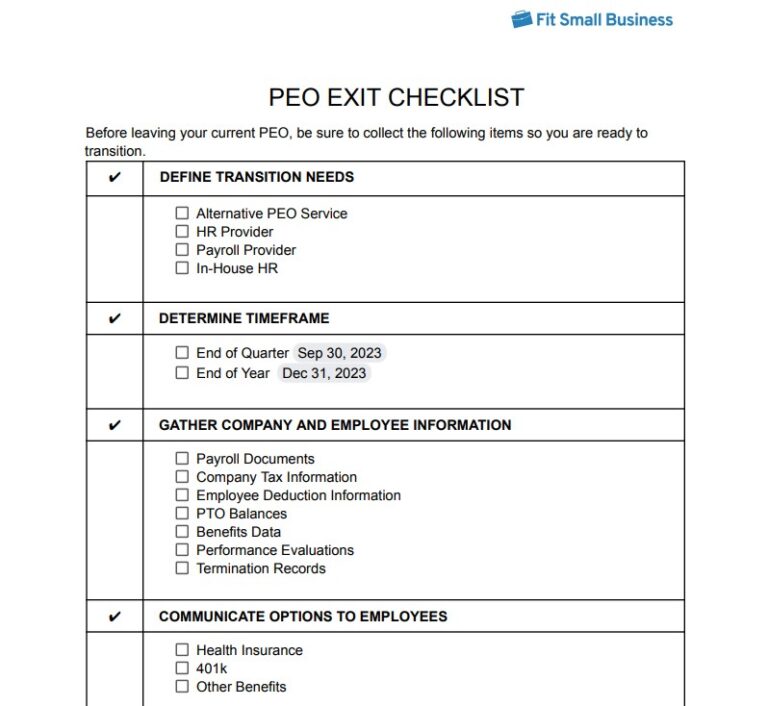 How to Leave a PEO in 7 Steps + FREE Checklist