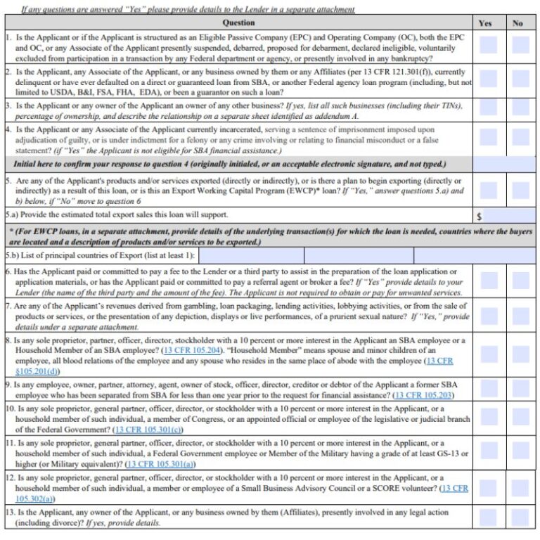 SBA Form 1919: What It Is & How to Complete It