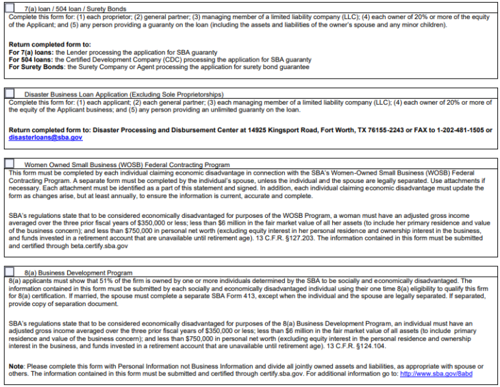 Ultimate Guide to SBA Form 413: What It Is & How to Fill Out