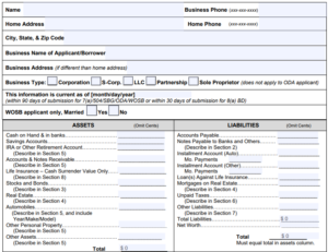 Ultimate Guide to SBA Form 413: What It Is & How to Fill Out