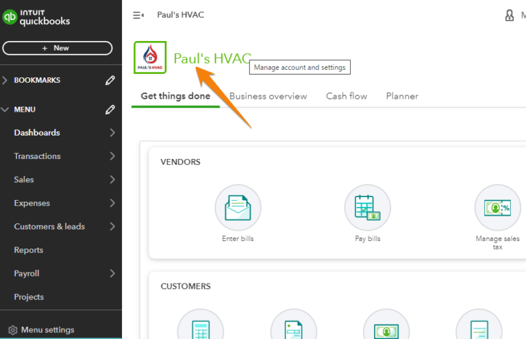 Ways To Customize the QuickBooks Online Dashboard