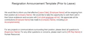 Employee Leaving Announcement: How to Notify Your Team of Departures