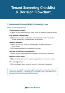 How to Screen Tenants in 7 Steps (+ Free Checklist & Flowchart)