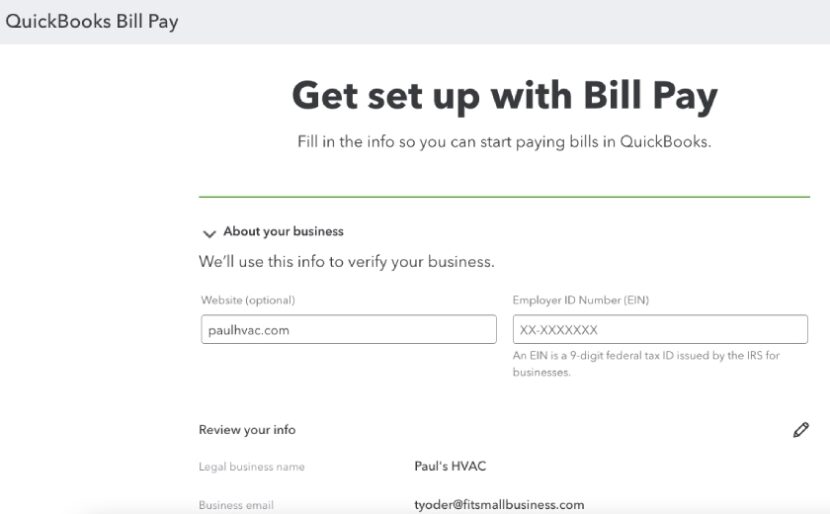 QuickBooks Bill Pay Review & Pricing